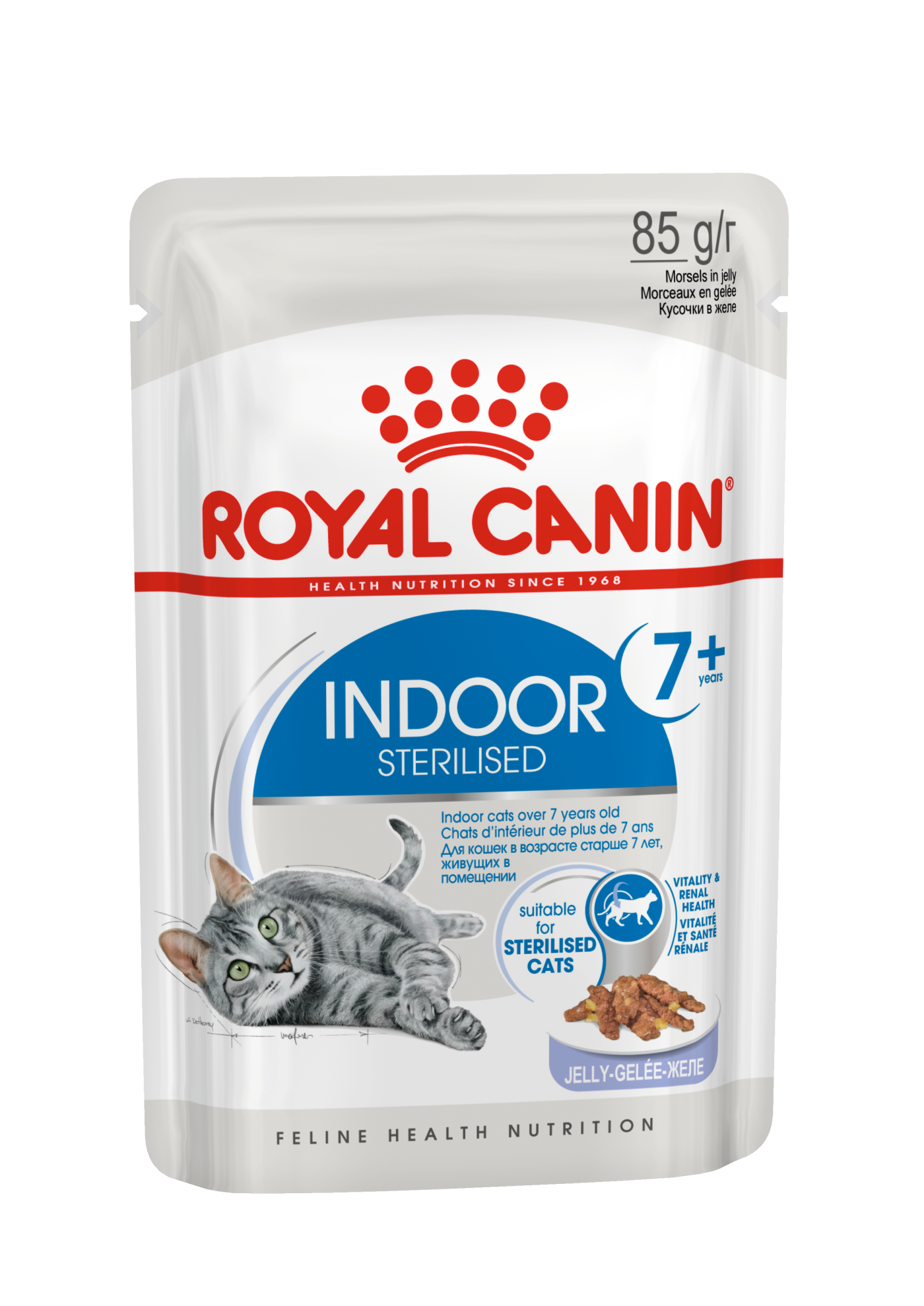 INDOOR STERILISED 7+ Häppchen in Gelee | Royal Canin DE