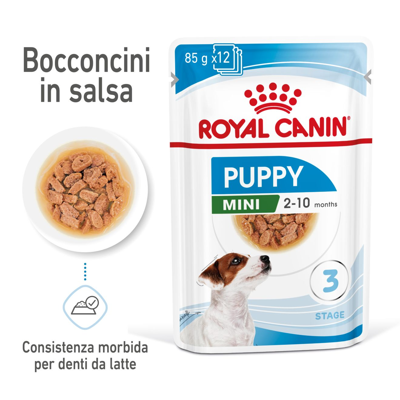 PUPPY - MINI - Bocconcini in salsa | Royal Canin IT